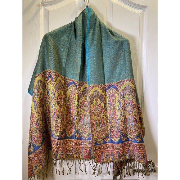 Accessories | Luxurious Paisley Pattern Scarfwrapshawl New | Poshmark